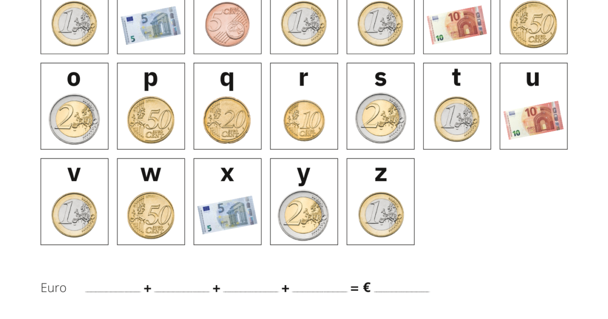 Geld woordenspel | Eurowijs